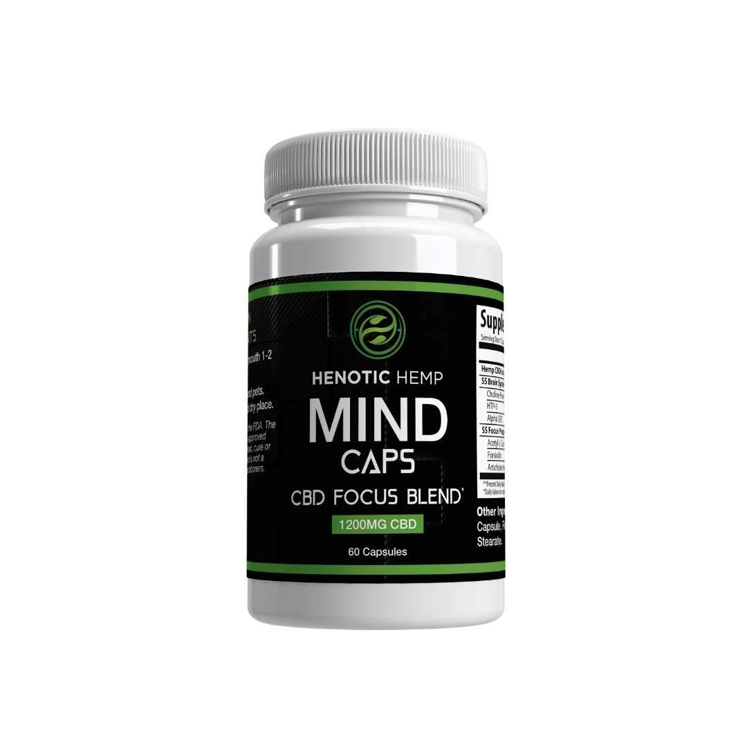 MIND Caps | CBD Focus + Energy – Henotic Hemp